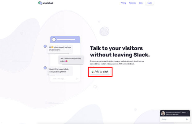 Slackと連携できるチャット機能をWebサイトに簡単設置【Smallchat】 | Yopps Design studio